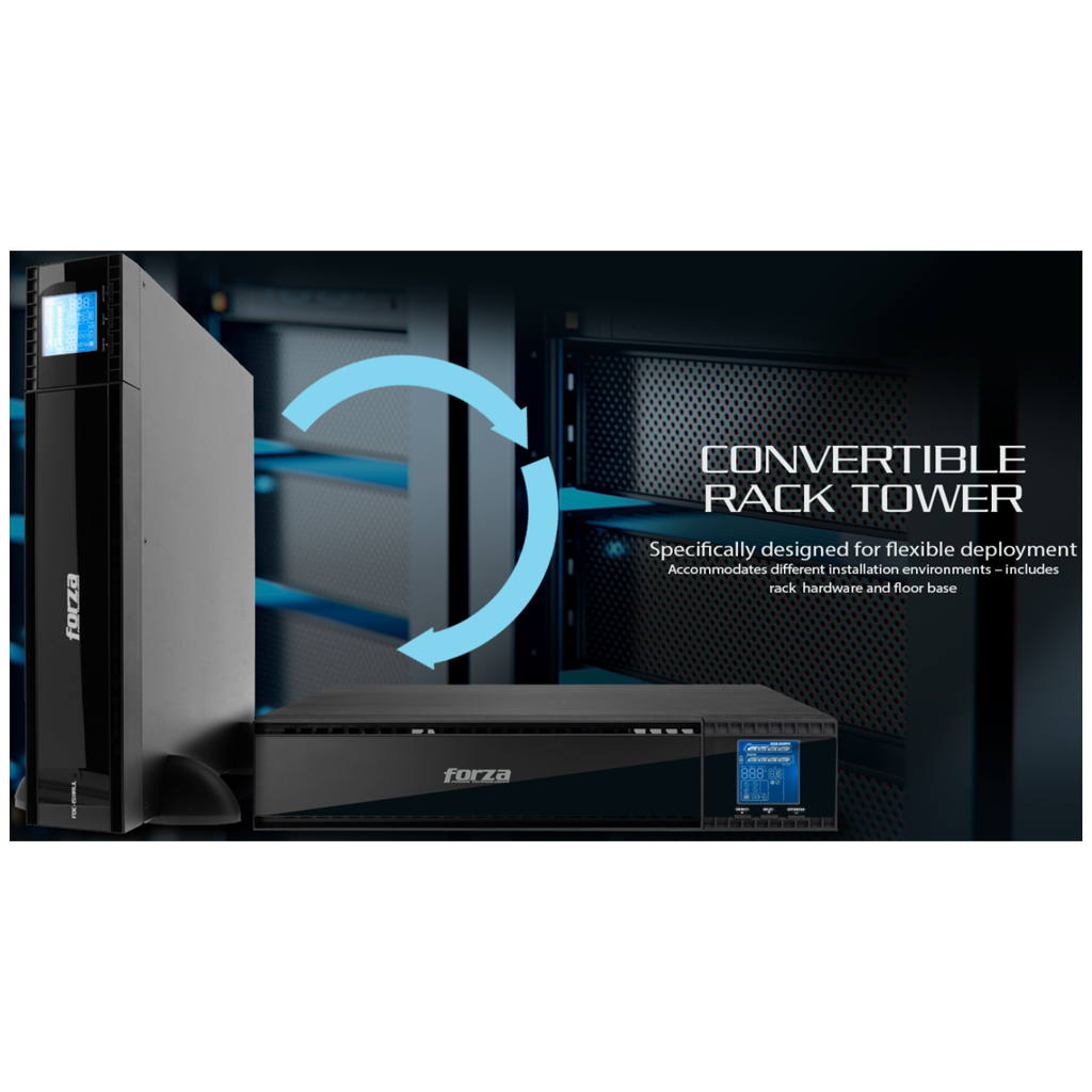 Forza 3000VA UPS Rack Mountable OnLine FDC-3011RUL - Super Technologies ...
