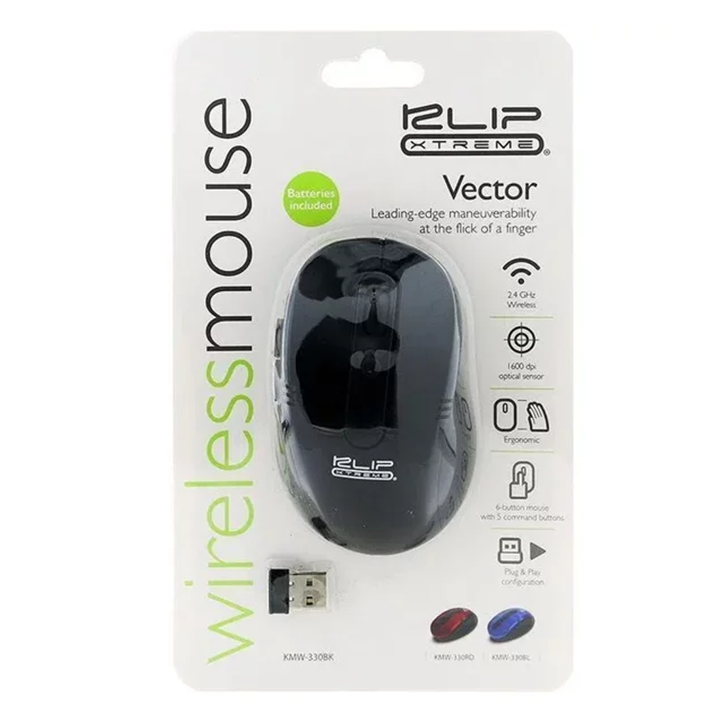 Klip Wireless Mouse Vector KMW-330BK - Super Technologies Limited