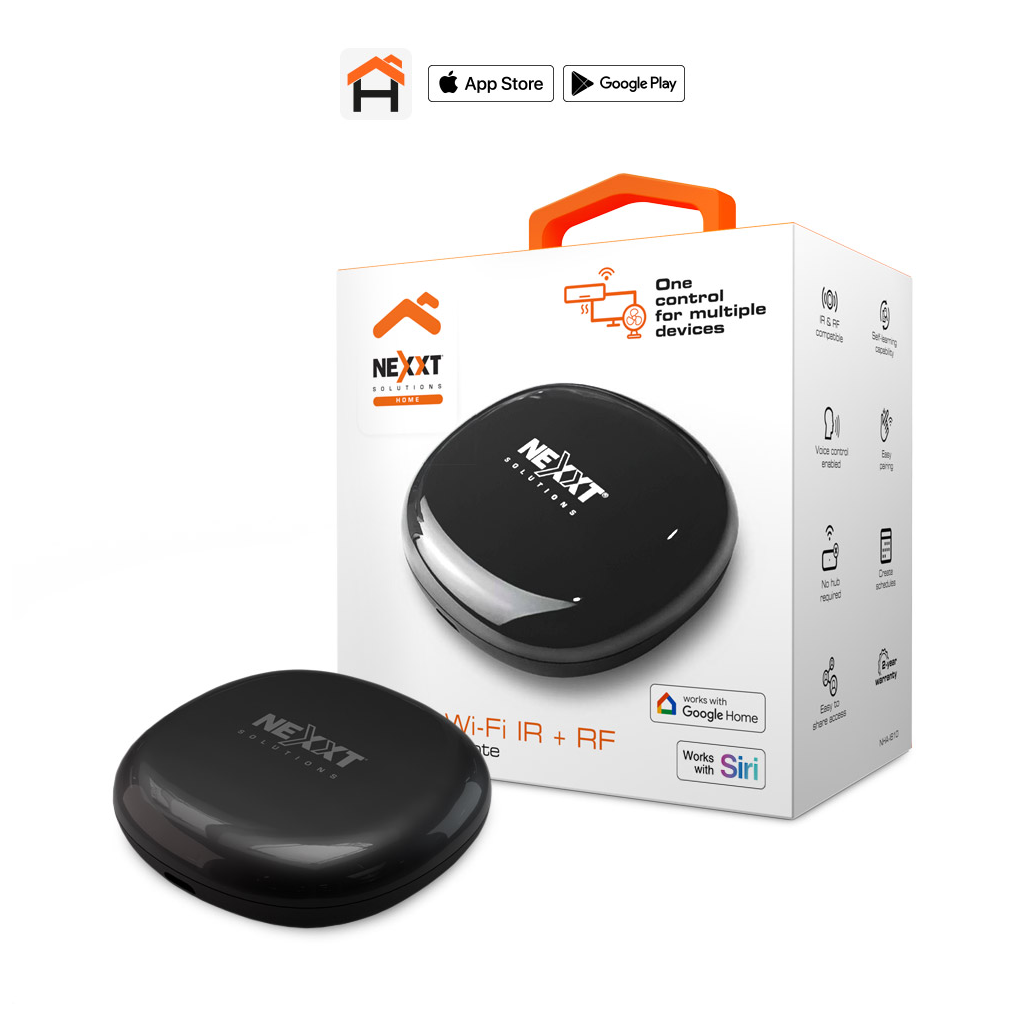 Nexxt Home Smart IR/RF Universal Remote NHA-I610 - Super Technologies ...