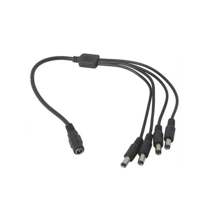 Dahua 1 to 4 Camera Power Splitter Cable - Super Technologies Limited