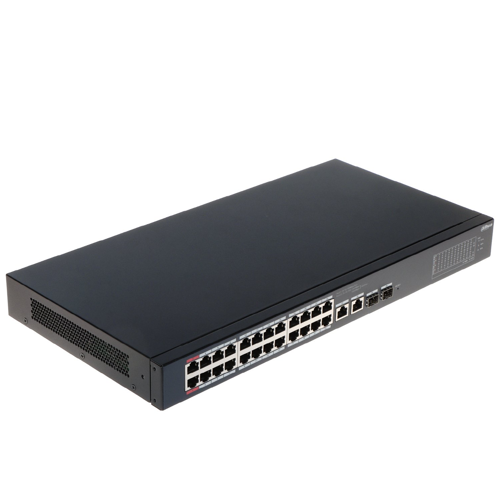 Dahua 28-Port Cloud Managed Desktop Gigabit Switch 24-Port PoE 240W ...