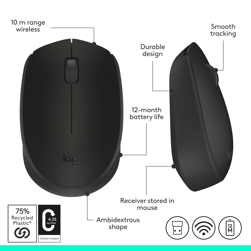 Logitech M170 Wireless Mouse - Super Technologies Limited