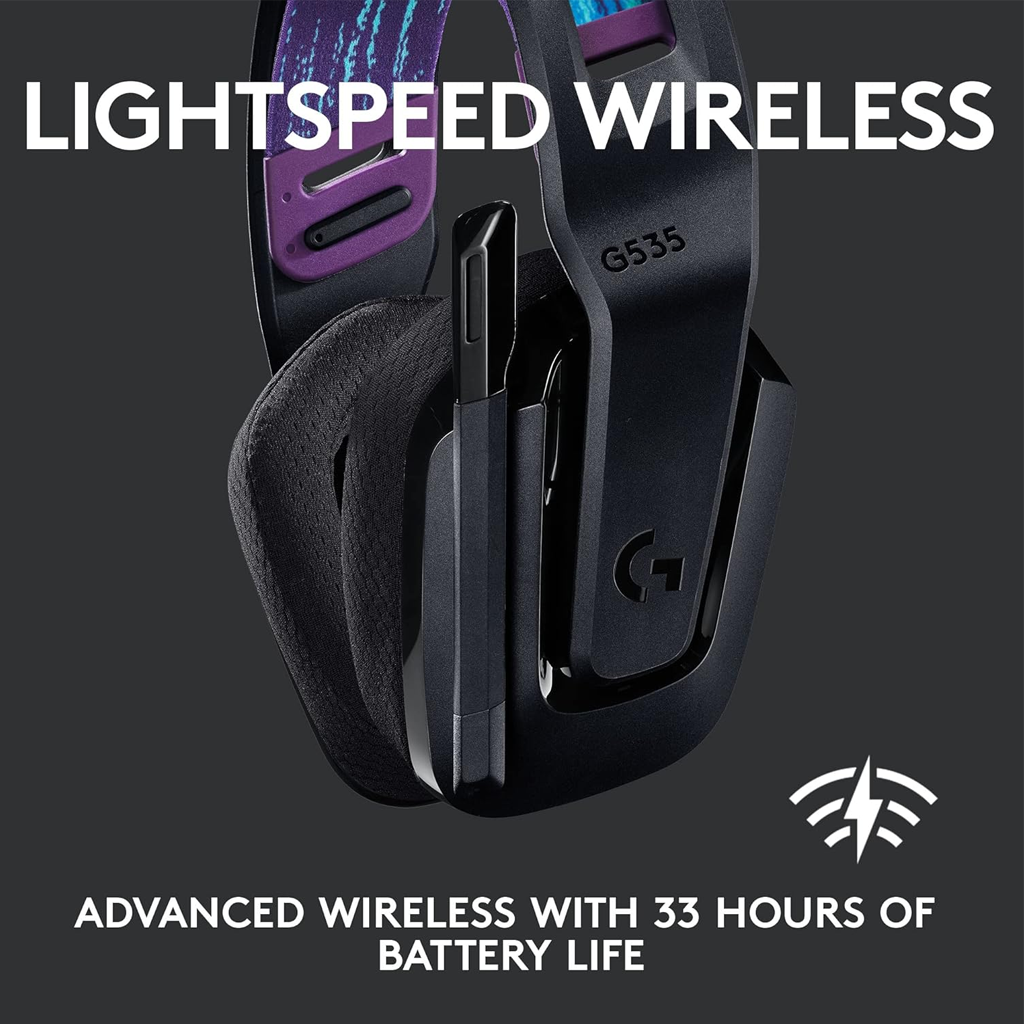 Logitech G535 Gaming Lightspeed Wireless Headset for PS5/PS4/PC 939 ...