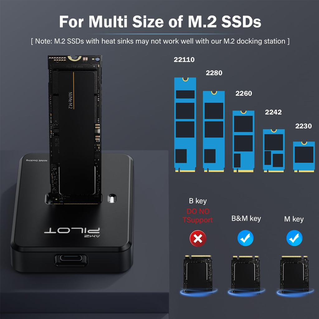 AMZ Pilot M.2 SSD Docking Station Type C - Super Technologies Limited
