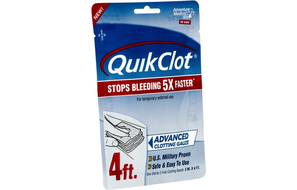 QuikClot Gauze 3” x 4’ - Black Sheep Sporting Goods