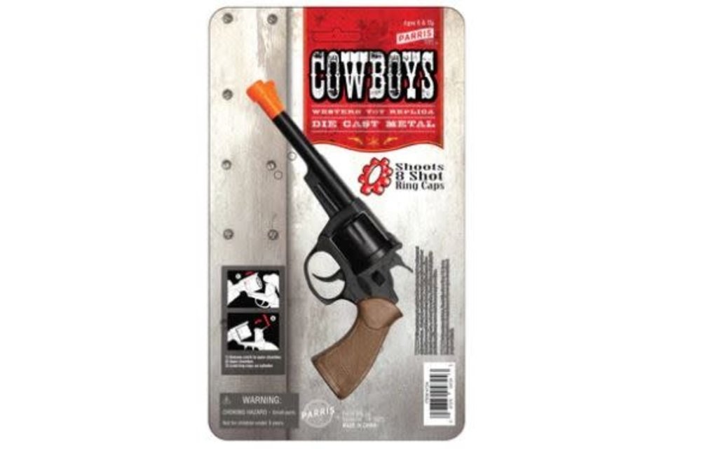 Parris 8 SHOT TOY COWBOY PISTOL - Black Sheep Sporting Goods