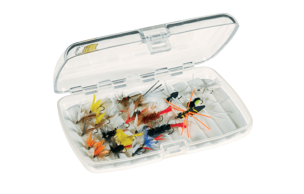 Plano MEDIUM FLY BOX - CLEAR - Black Sheep Sporting Goods