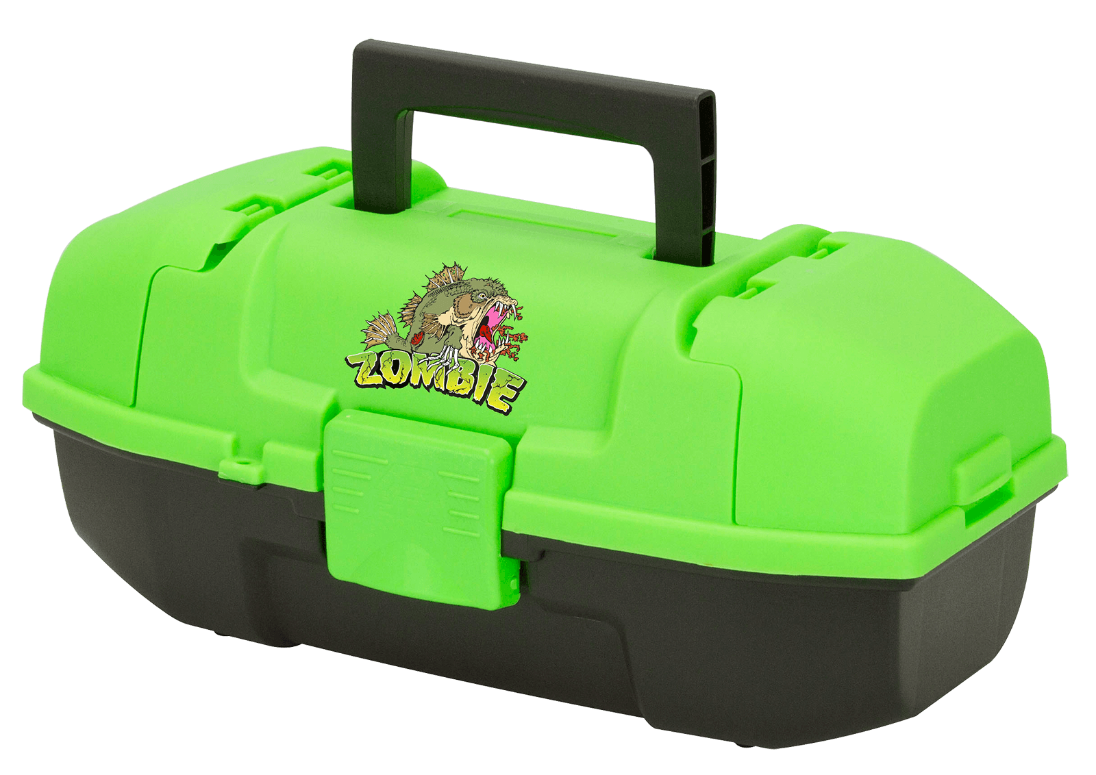 Plano YOUTH TACKLE BOX - ZOMBIE FISH - NEON GREEN/BLACK - Black Sheep ...