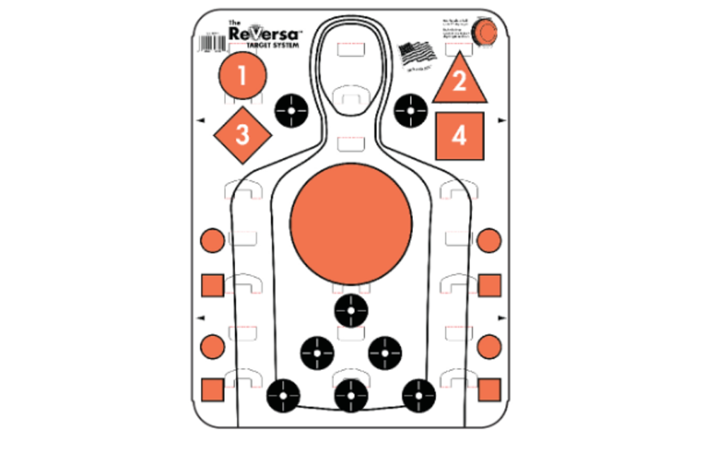 Reversa Targets RCT-36-1 Matterhorn Reversa Silhouette Cardboard Target ...