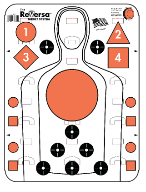 Reversa Targets RCT-36-1 Matterhorn Reversa Silhouette Cardboard Target ...