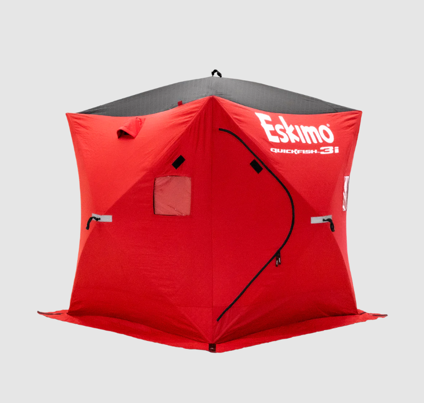 POP-UP PORTABLE ICE SHELTERS Quickfish 3 insulated - Black Sheep ...