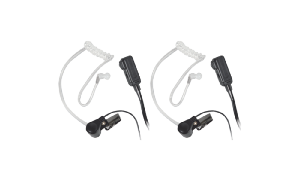 Midland Radio Corporation AVPH3D TRANSPARENT SECURITY HEADSETS - Black ...