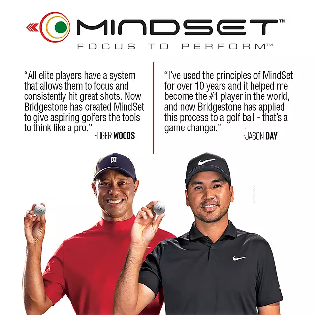 BRIDGESTONE TOUR B X MINDSET GOLF BALL