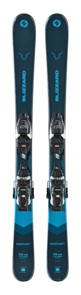 2024 BLIZZARD RUSTLER TWIN JR SKIS + FDT 4.5 BINDINGS - SPORTS LTD