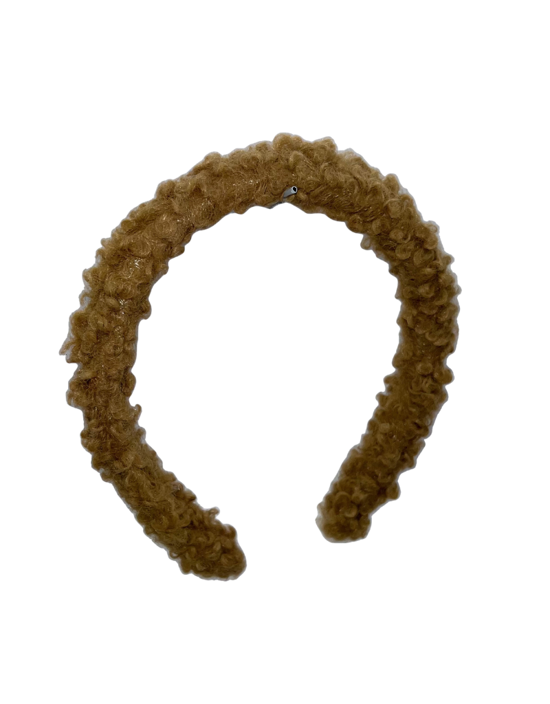 Arabelle Thin Sherpa Padded Headband Tiptoe Boutique