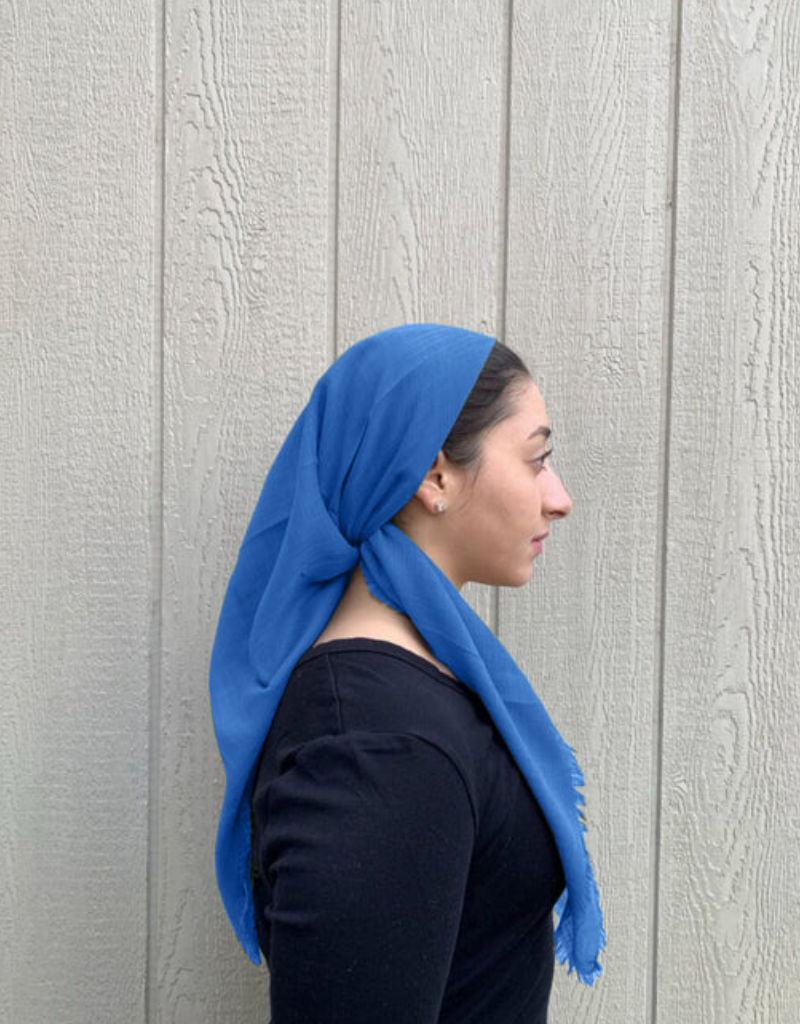 Halfasquare Grandpa's Blue Jeans Headscarf - Tiptoe Boutique