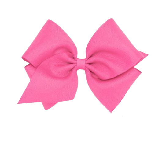 Wee Ones King Hot Pink Bow - Bibs and Kids Boutique
