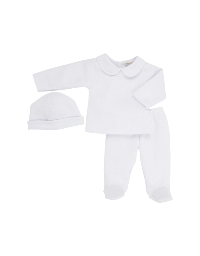 TBBC Harts Hold Me Set - Worth Avenue White - Bibs and Kids Boutique