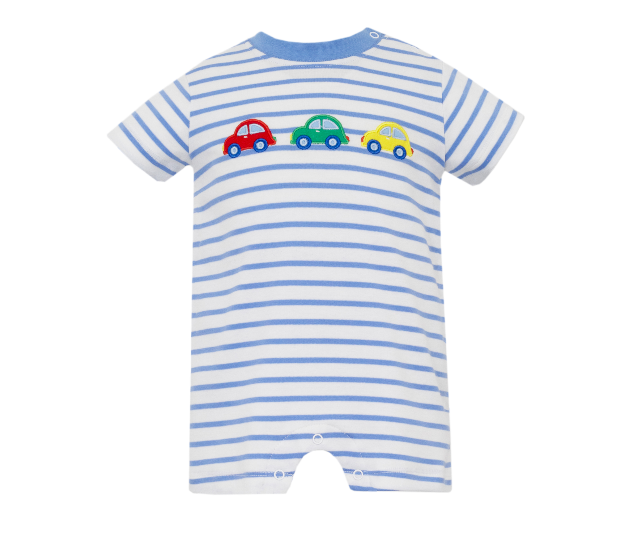Claire & Charlie Car Trio Romper - Bibs and Kids Boutique