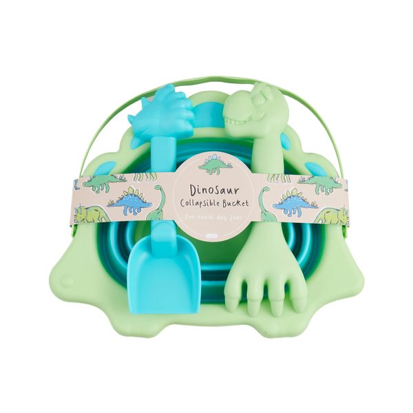 Mud Pie Dino Collapsible Beach Bucket - Bibs and Kids Boutique