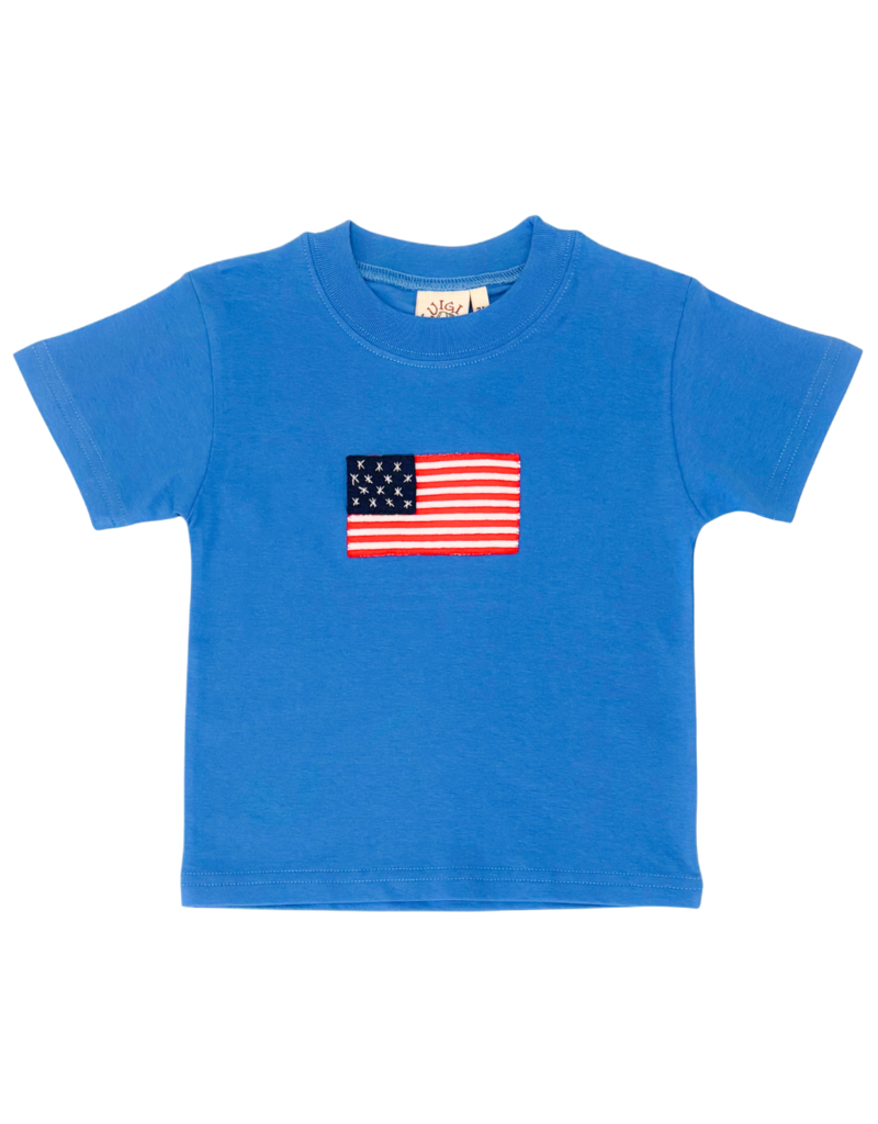 Luigi American Flag T-Shirt - Bibs and Kids Boutique