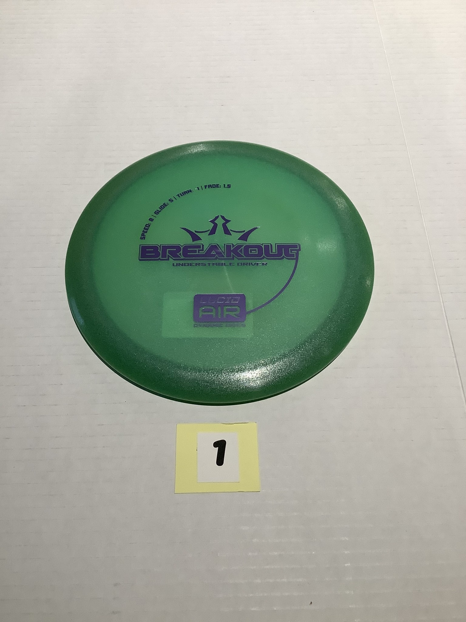 Dynamic Lucid Air BREAKOUT Fair. Disc (8,5,-1,1.5) - Escape Sports Inc.