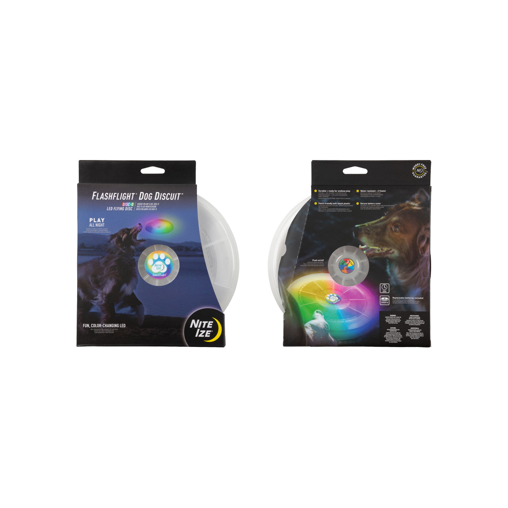 Nite Ize FlashFlight Dog Discuit LED Flying Disc - Escape Sports Inc.