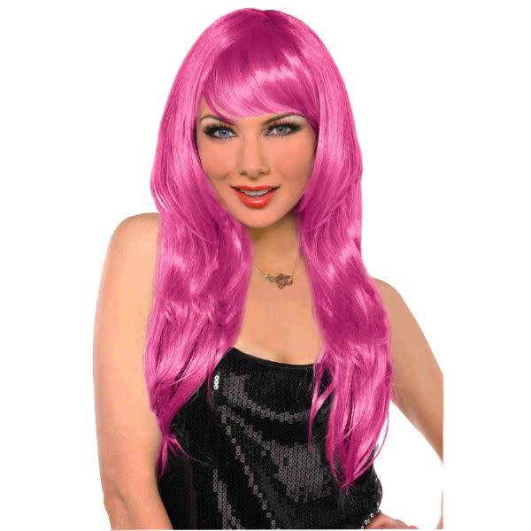 Pink Glamourous Wig - POP! Party Supply