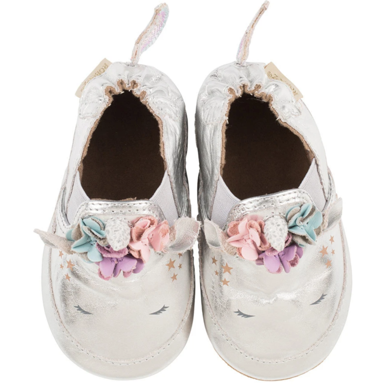 Robeez Soft Soles Uma Silver - Kiddie Kobbler St Laurent