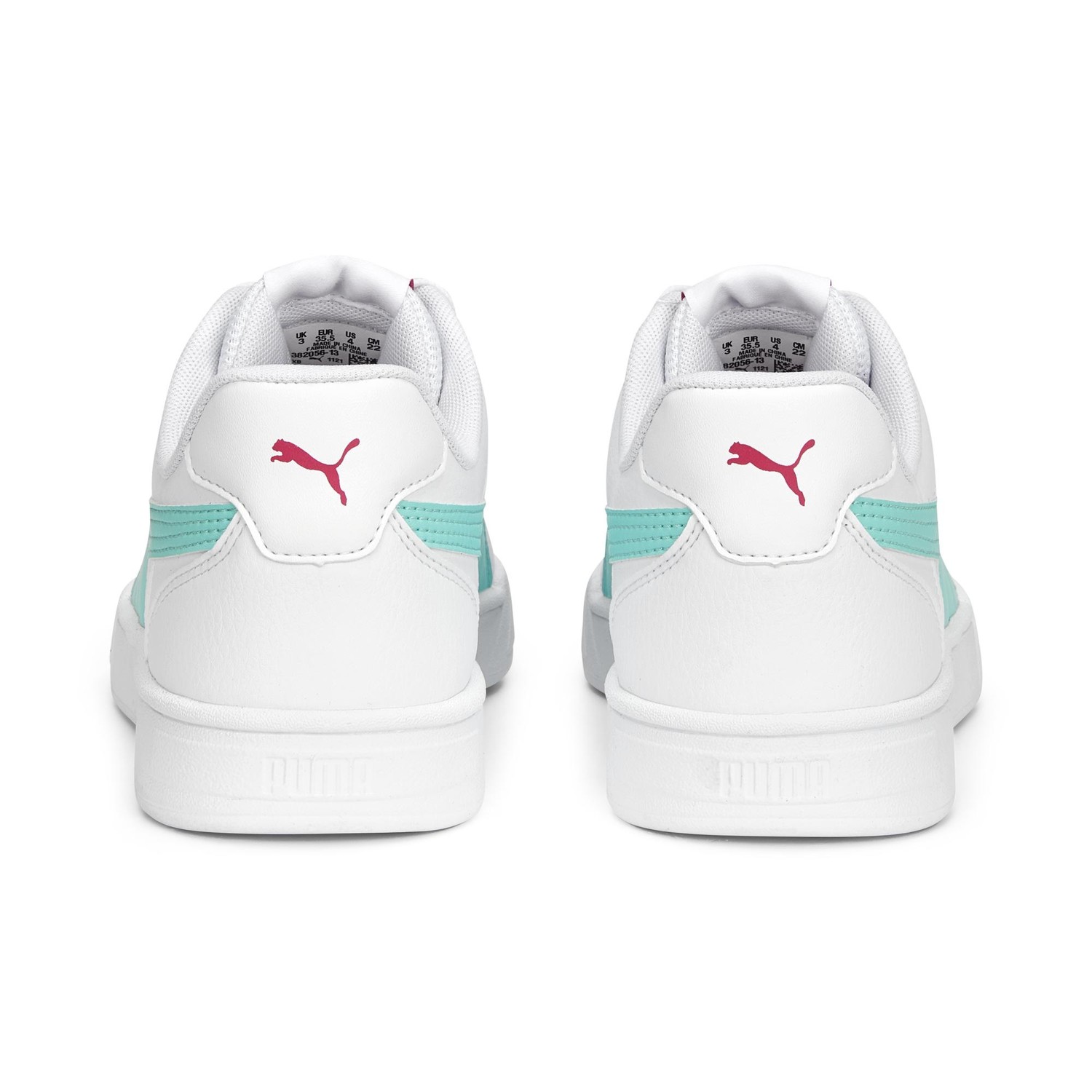 Puma Caven Jr White/Mint/Pink - Kiddie Kobbler St Laurent
