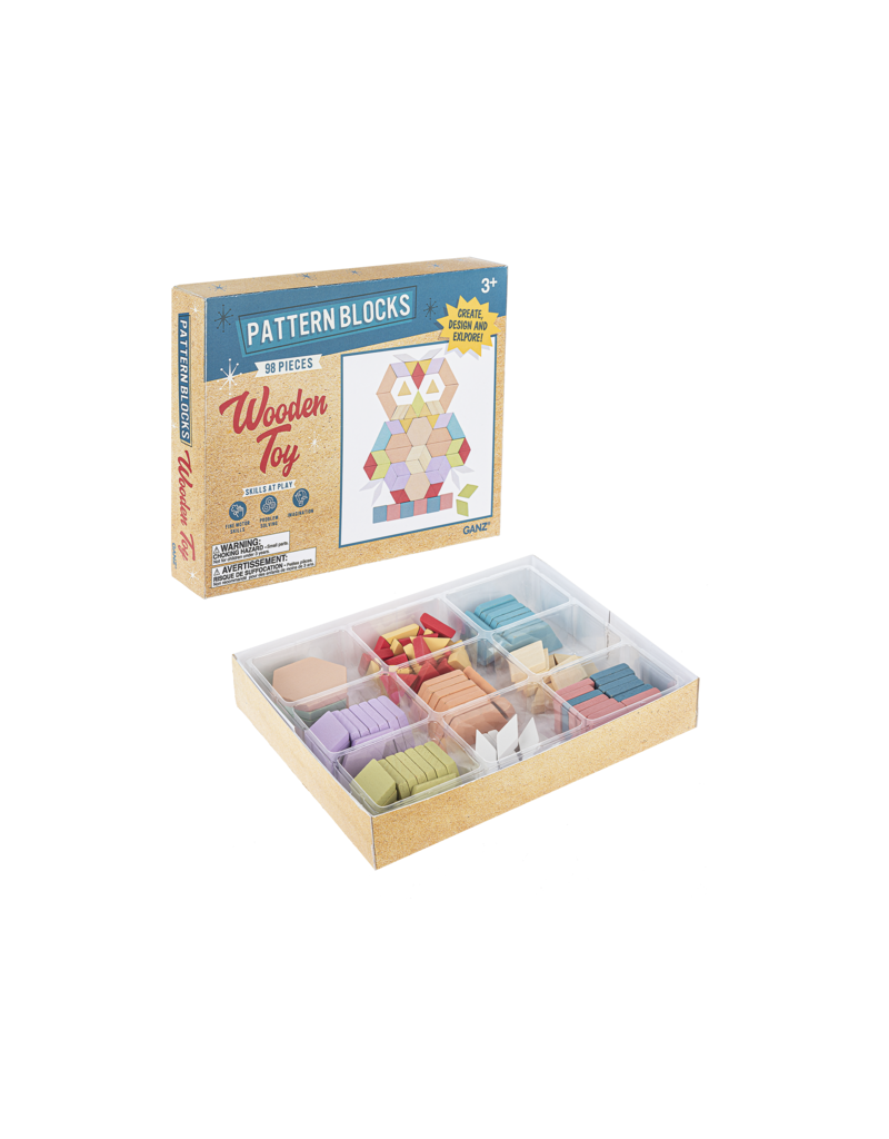 Ganz 8.5" Wooden Pattern Block Set 98pc - Spoiled Sweet Boutique ...