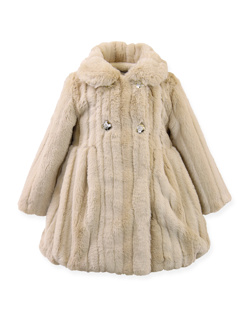 Widgeon Balloon Coat Gold Mink Stripe - Spoiled Sweet Boutique ...