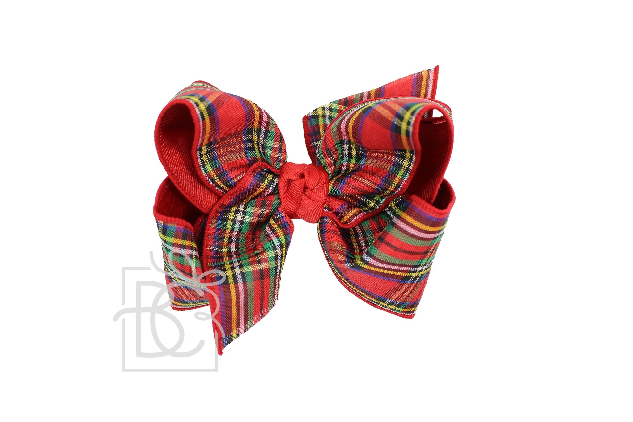 Beyond Creations Red Plaid Bow Large - Spoiled Sweet Boutique - Spoiled Sweet Boutique