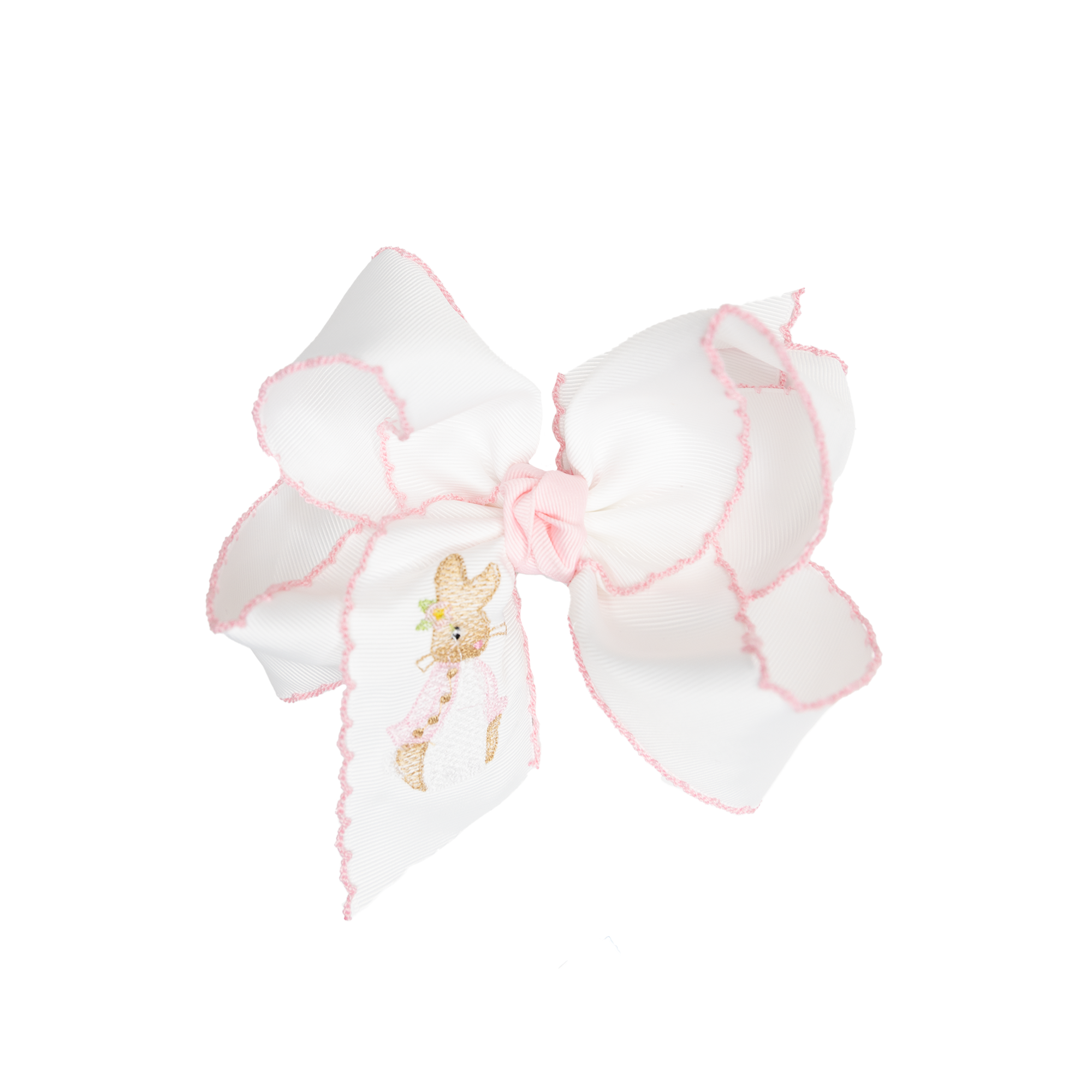Beyond Creations Embroidered Rabbit Bow - Spoiled Sweet Boutique ...