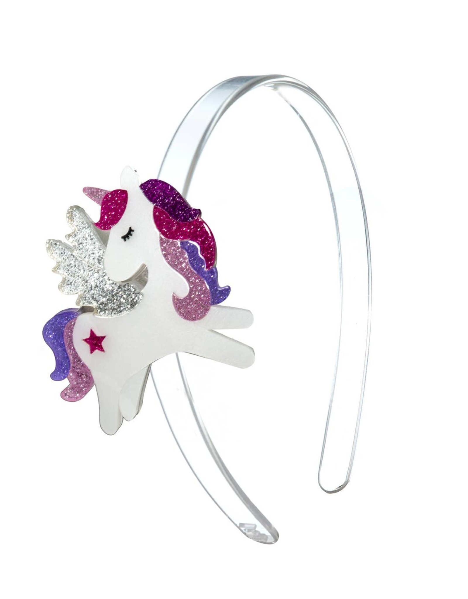 Lilies & Roses Headband Unicorn Purple Wing - Spoiled Sweet Boutique ...
