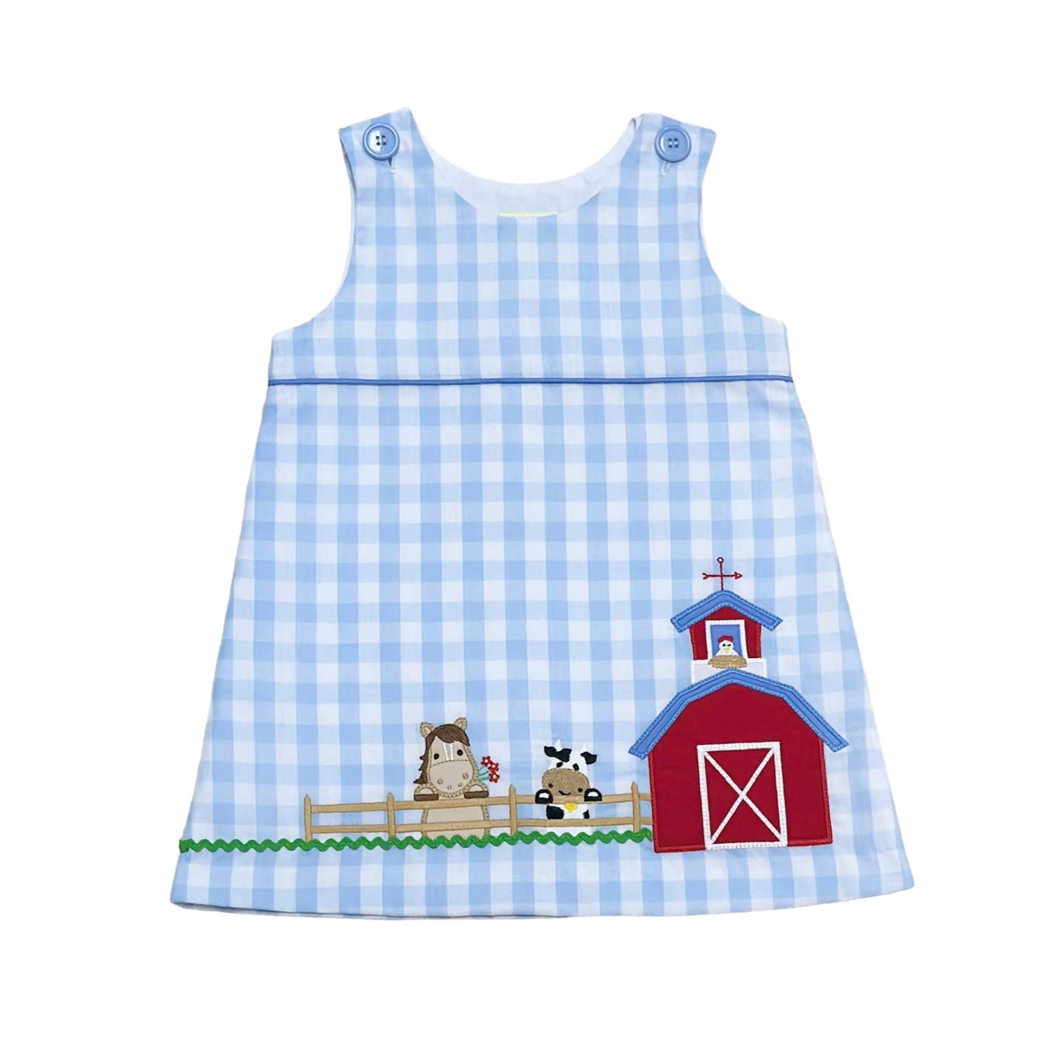 Zuccini Hayden Farm Jumper Dress - Spoiled Sweet Boutique - Spoiled ...