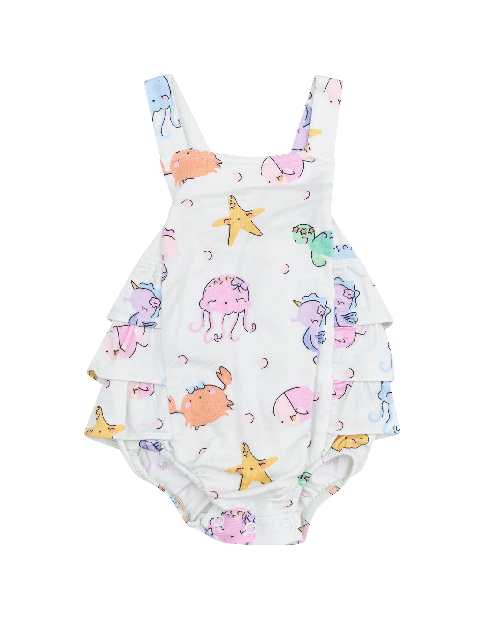 Angel Dear Ruffle Sunsuit Cutie Sea Creatures - Spoiled Sweet Boutiqu ...
