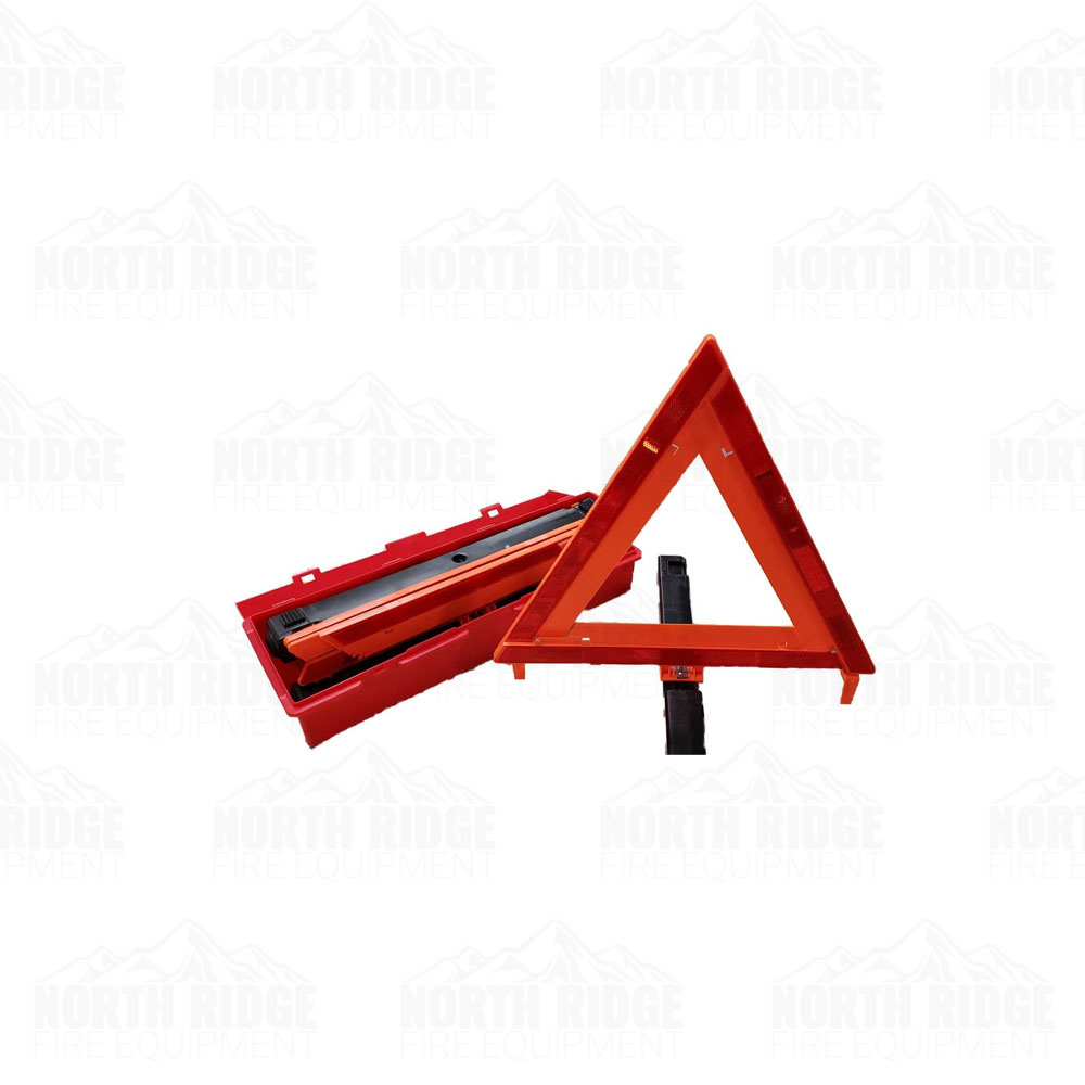 17" Hazard/Warning Triangle Set with Case (Set of 3) - North Ridge Fire ...