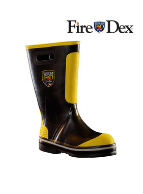 FireDex FDXL200 Red Leather Firefighting Boot - North Ridge Fire Equipment