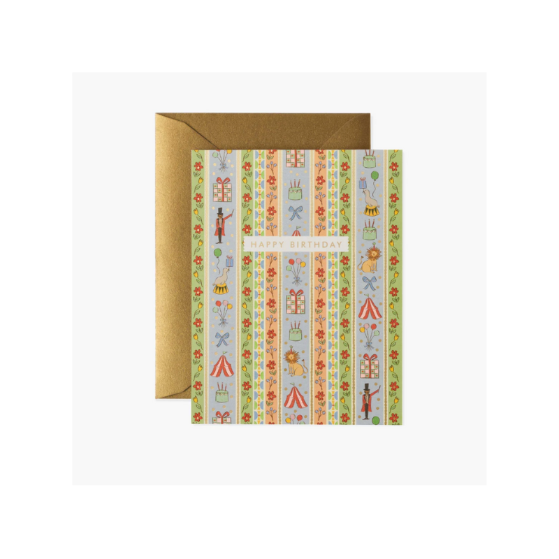 Carnival Birthday Card - The Art of Home