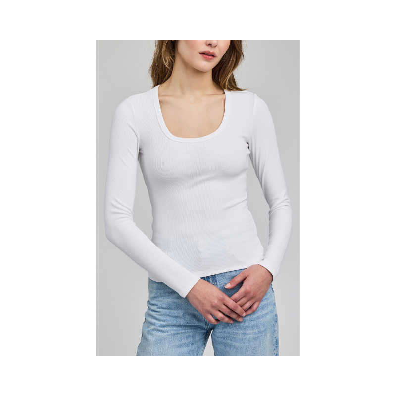 GF Libby Long Sleeve White - The Art of Home