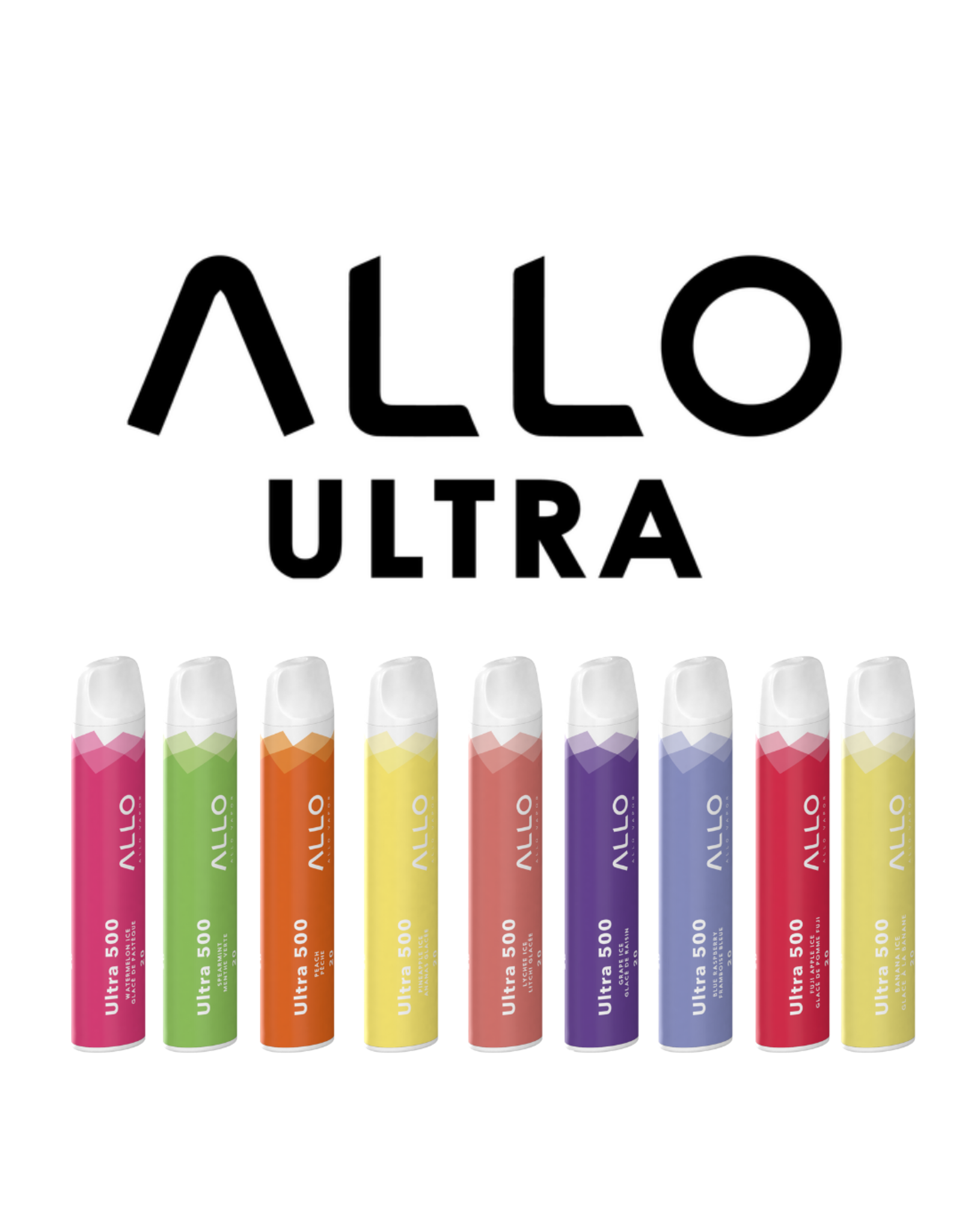 Allo Ultra Disposable 500 [20mg] - Juicy Vape Shop