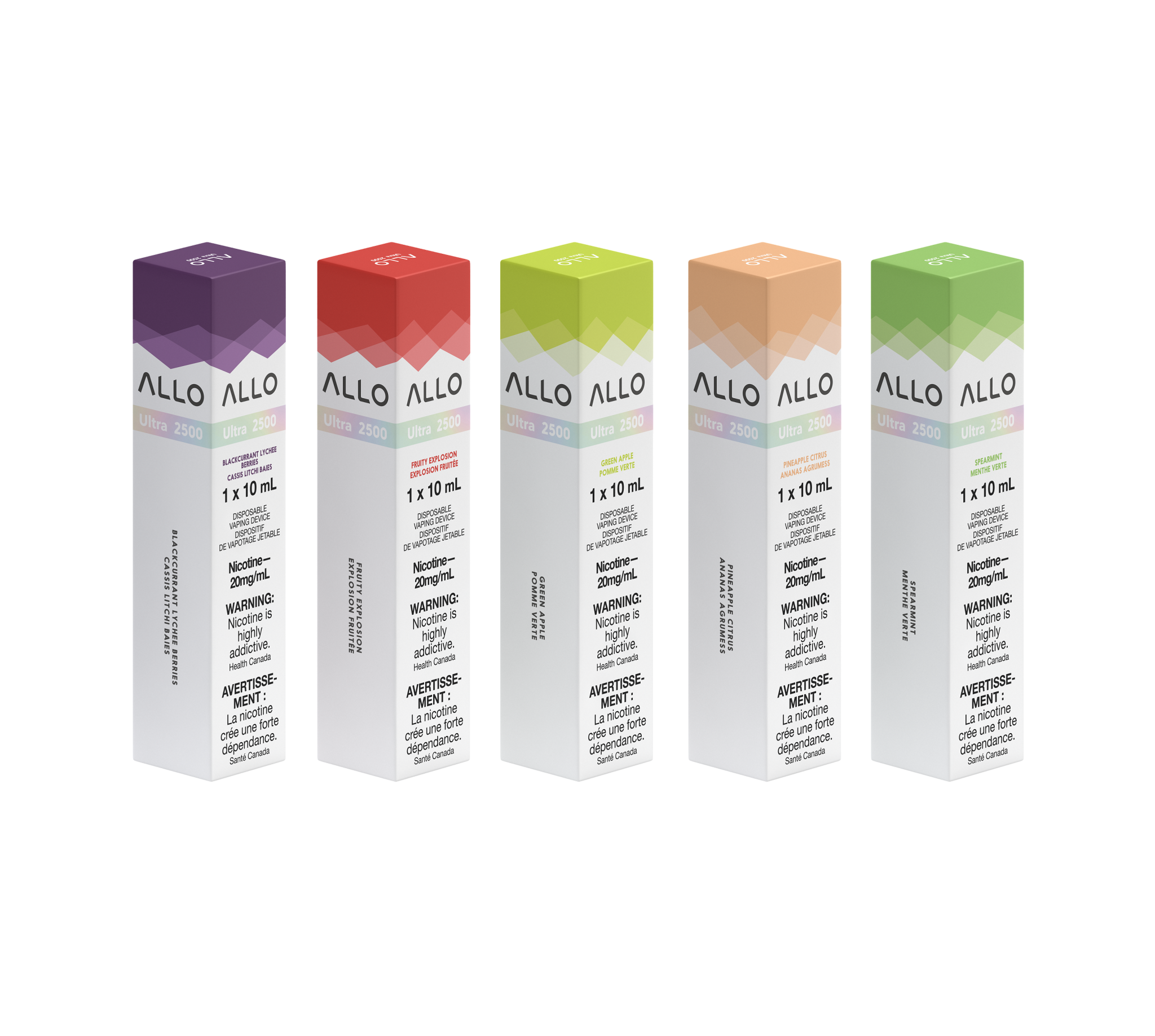 ALLO ALLO ULTRA 2500 DISPOSABLES 10ml - Juicy Vape Shop