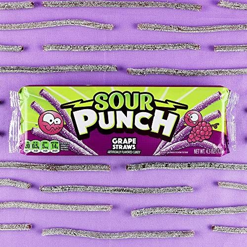 SOUR PUNCH SOUR PUNCH GRAPE STRAWS - Juicy Vape Shop