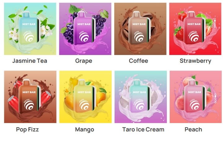 Mist Mist bar 2ml disposable - Juicy Vape Shop