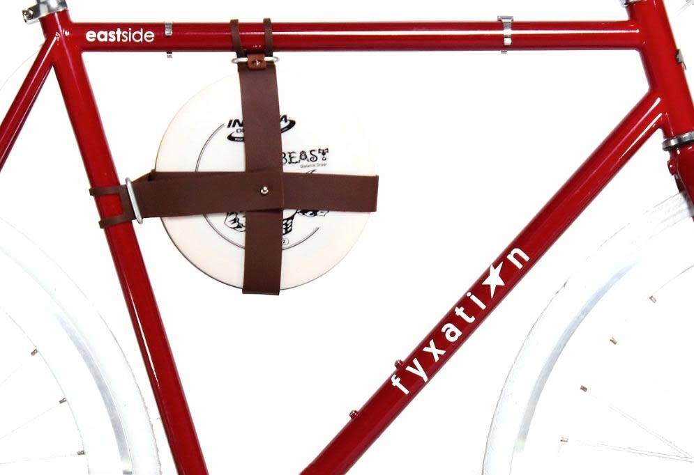 FYXATION LEATHER FRISBEE HOLDER BLACK - Totally Spoke'd