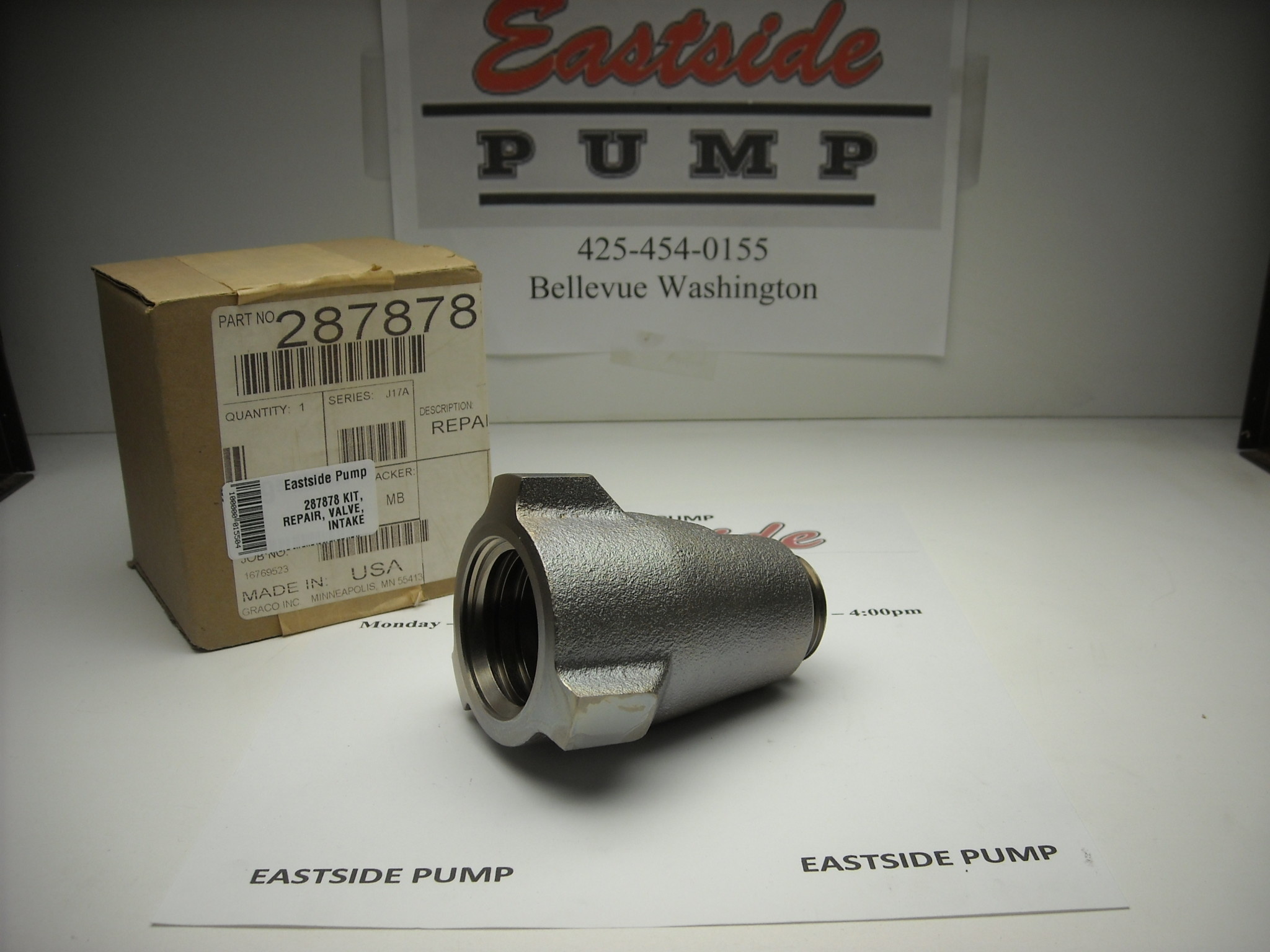 287878 GRACO KIT, REPAIR, VALVE, INTAKE. - Eastside Pump