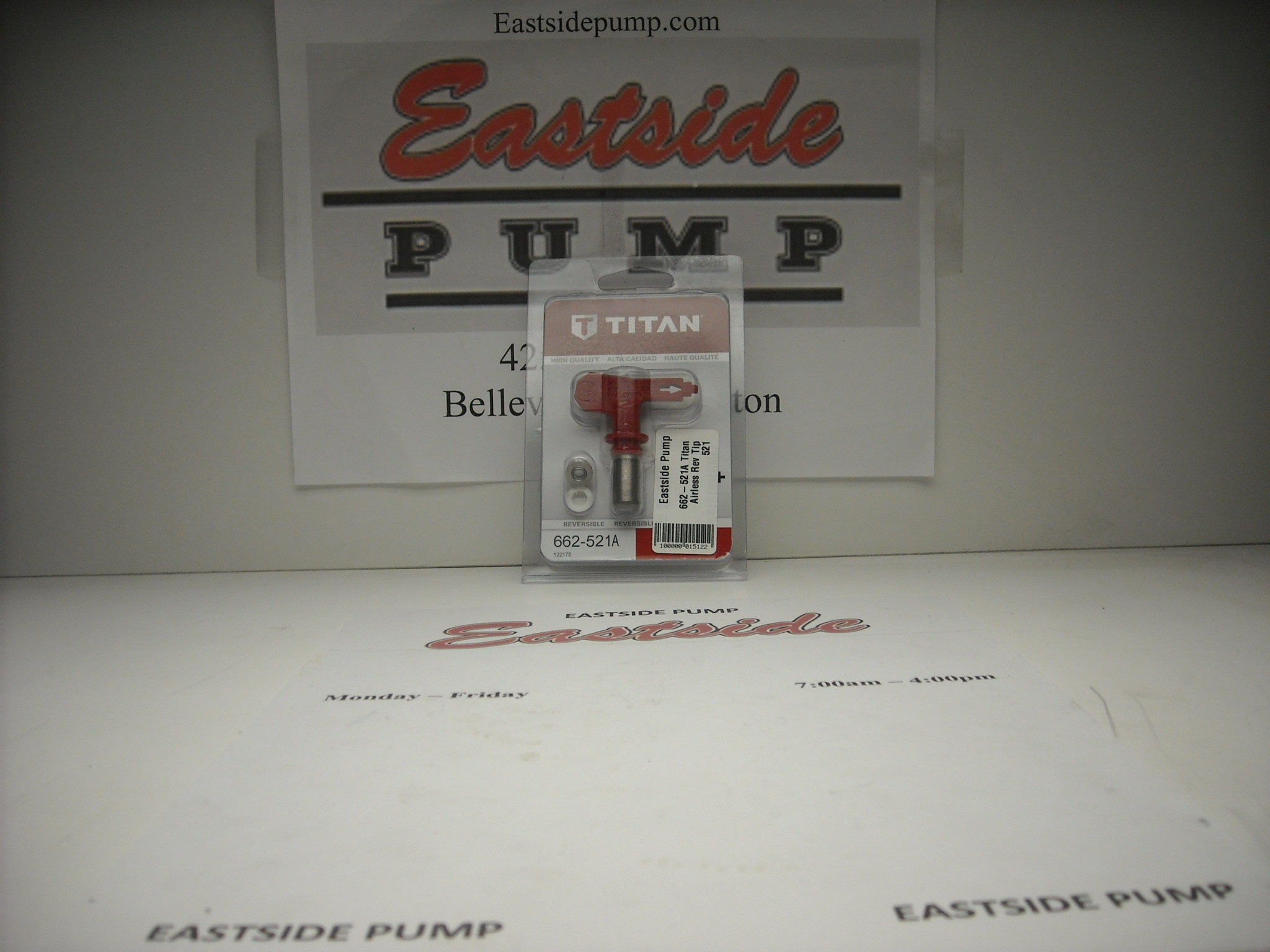 662-521A Titan Airless Rev Tip 521. SC-6 PLUS 521 REVERSIBLE TIP ...