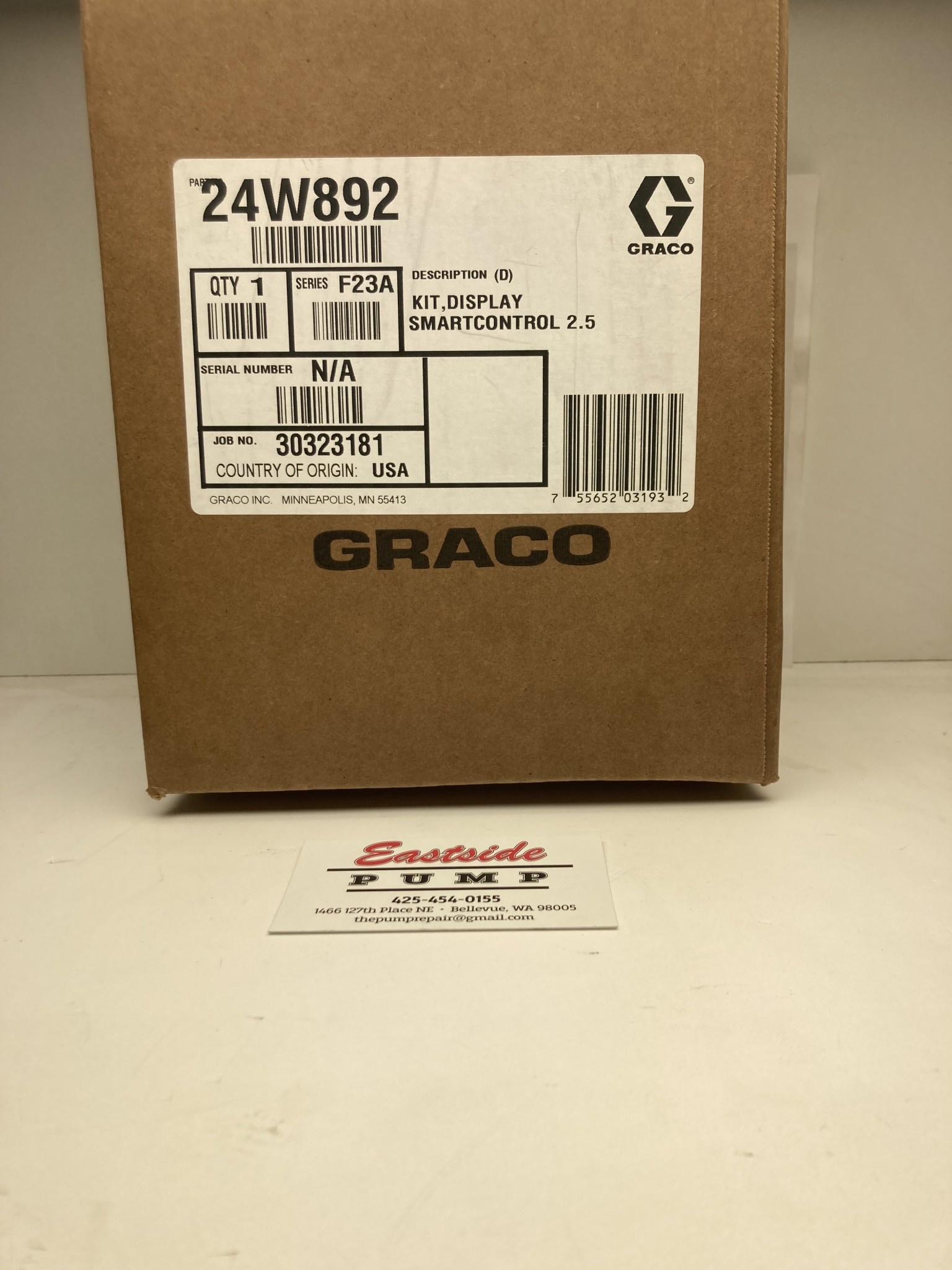 Graco 24W892 KIT,DISPLAY,SMARTCONTROL 2.5 - Eastside Pump