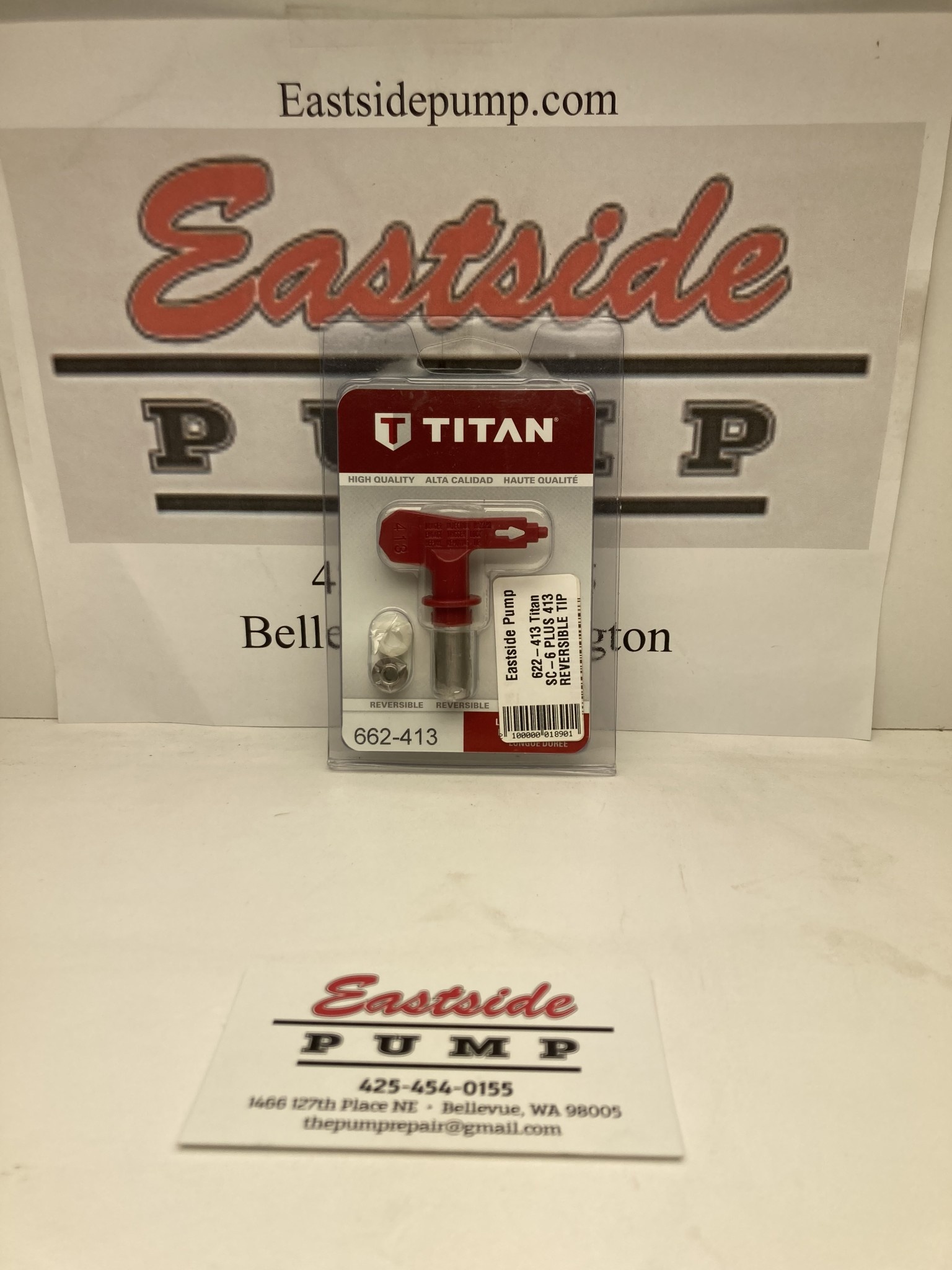 622-413 Titan SC-6 PLUS 413 REVERSIBLE TIP - Eastside Pump